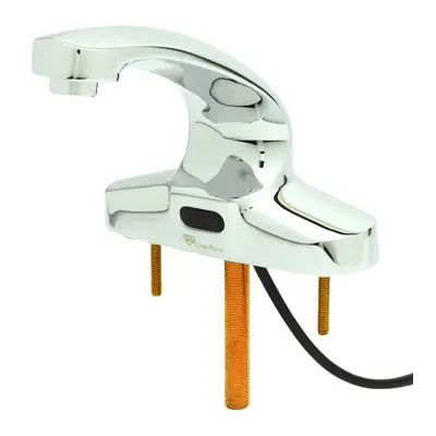 T&S Brass EC-3103-VF05 Chekpoint Electronic Deck Mount 4" Center Faucet