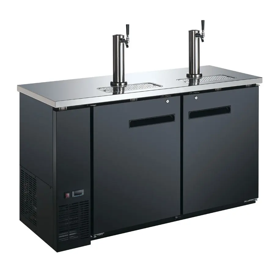 Falcon Food Service ADD-72 72" Direct Draw Draft Beer Cooler w/Black ...