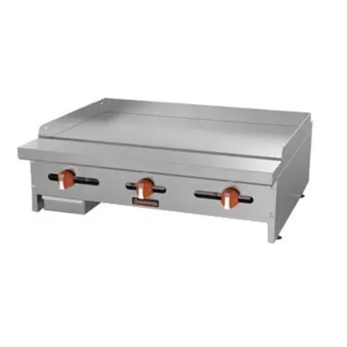 Sierra SRMG-48 48" Countertop Gas Manual Griddle w/ 3/4" Thick Plate | SUB