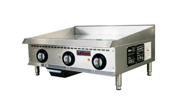 Ikon ITG-36E 36" Countertop Electric Griddle Griddle w/ 1" Thick Plate ...