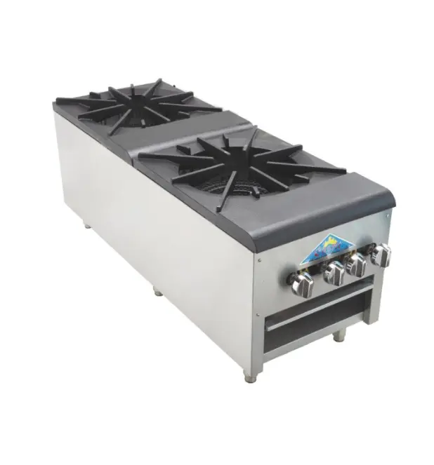 Comstock Castle CCSP-2 220K BTU High Power Two Burner Stock Pot Range ...