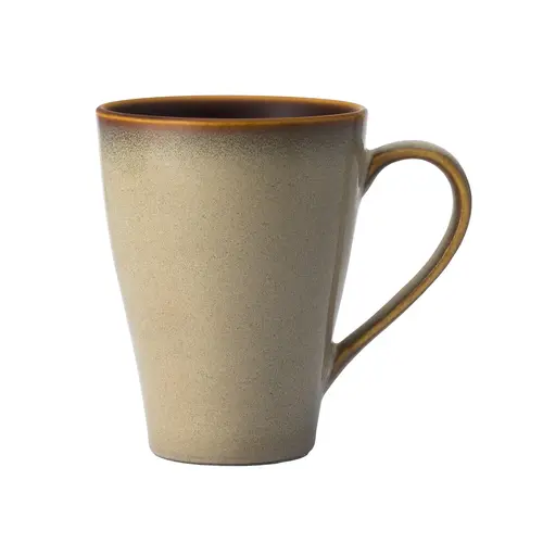 Oneida L6753066506 Rustic Sama 9 oz Two-Tone Porcelain Coffee Mug - 3 Doz