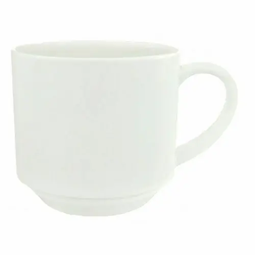 Oneida L5800000521 Luzerne Verge 7 oz. Porcelain Stacking Cup - 3 Doz