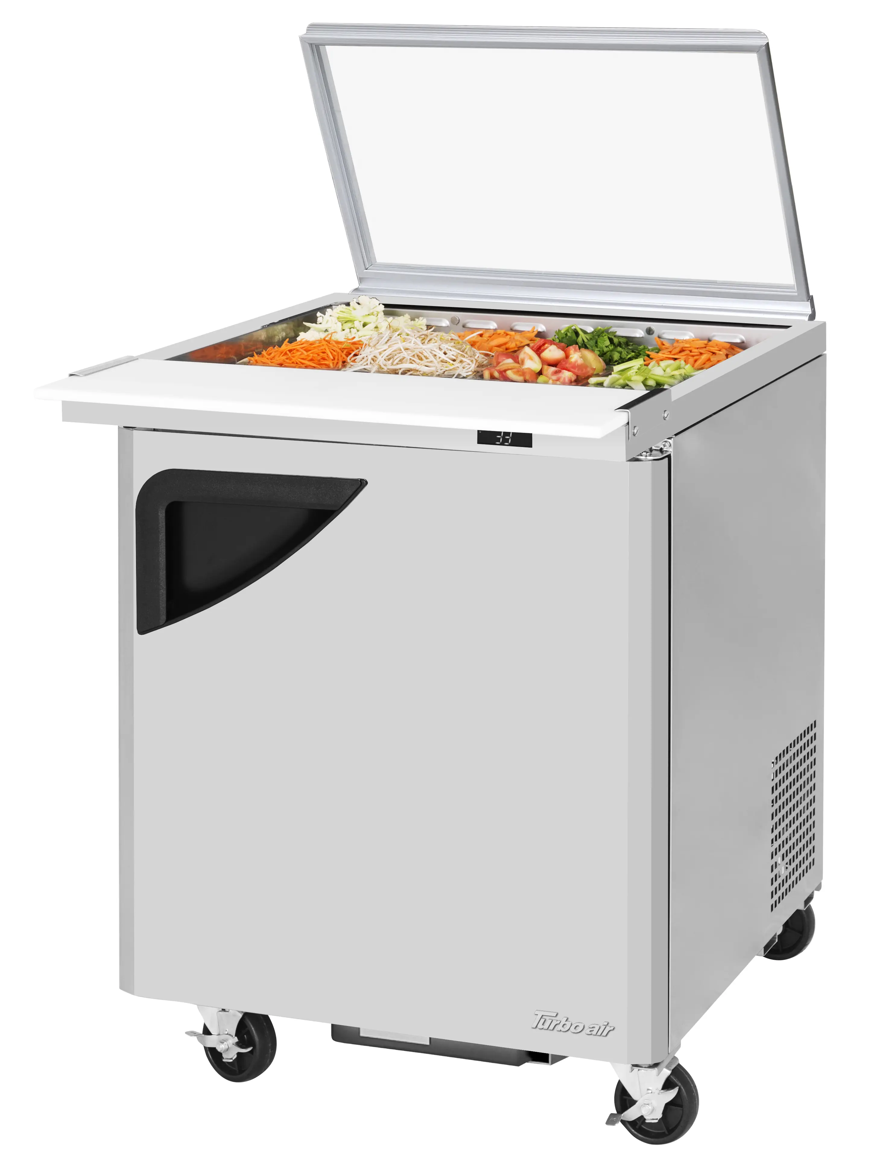 Turbo Air TST-28SD-12-GL 28" Wide Mega Top Sandwich Salad Prep Table ...