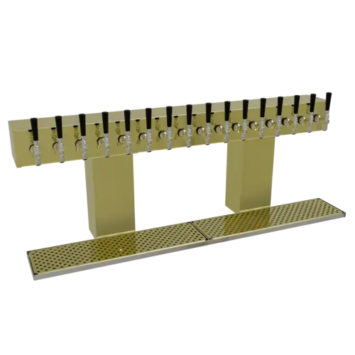 Glastender BRT-16-PBR Countertop Bridge Draft Dispensing Tower - (16 ...