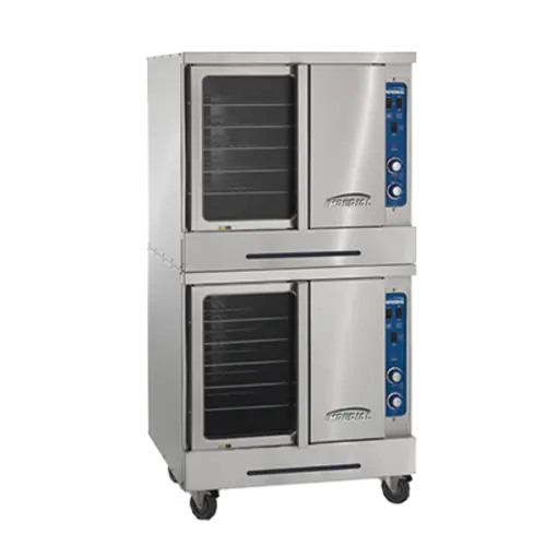 Imperial PCVDG-2 Double Stack Gas Bakery Depth Convection Oven
