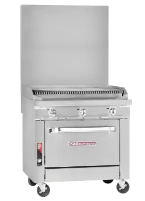 Southbend P36C-CCC Platinum 36" Heavy Duty Gas Charbroiler w/ Cabinet Base