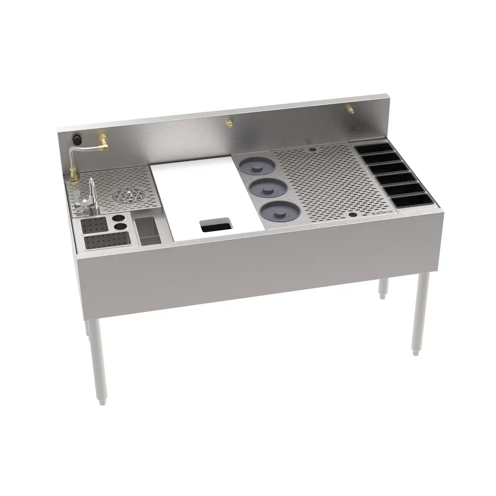 Krowne MW48 48" MoveWell Adaptive Bin Station With Legs