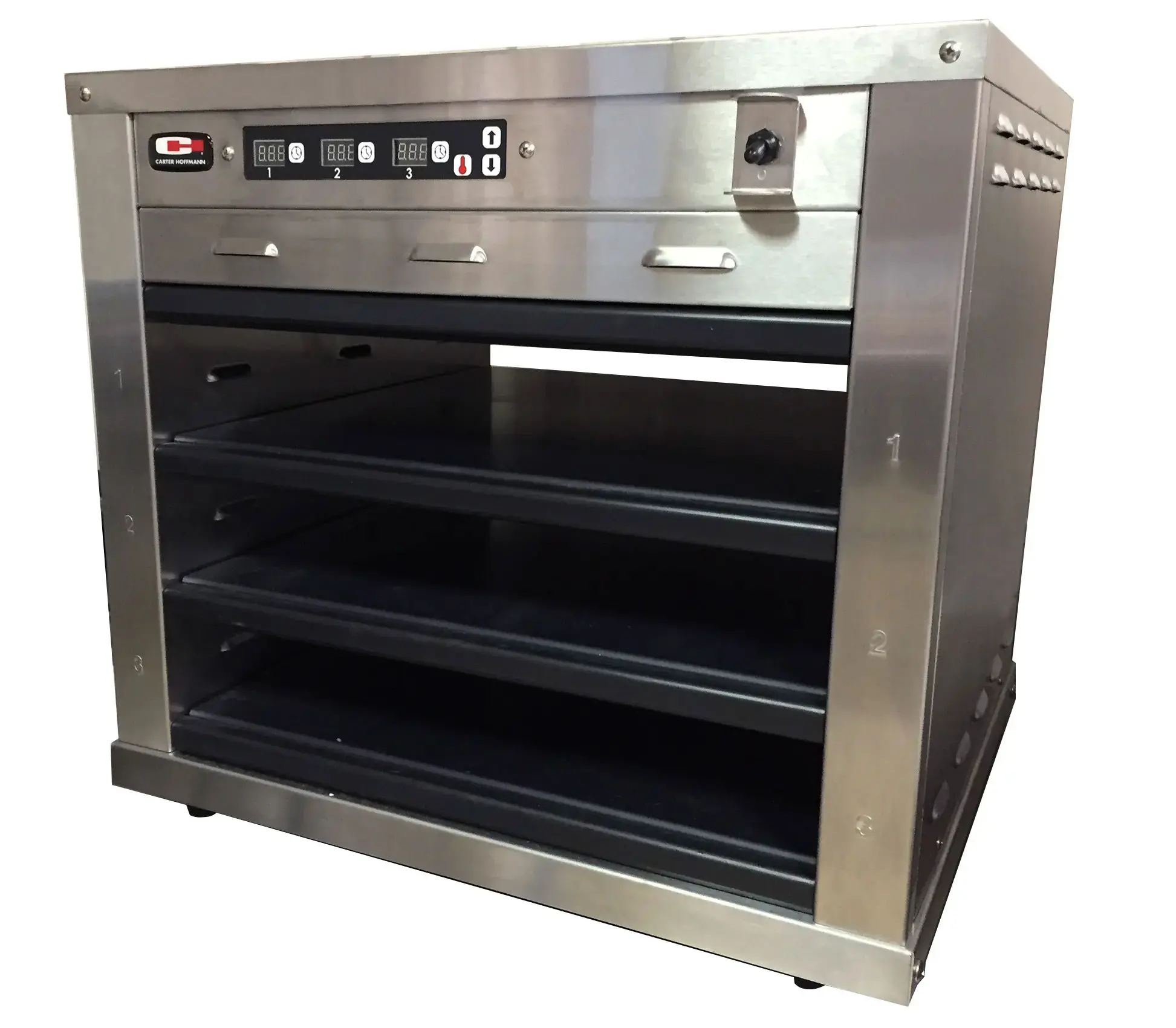 Carter-Hoffmann DF1818-3 3 Shelf Heated Pass-Through Pizza Box Holding ...
