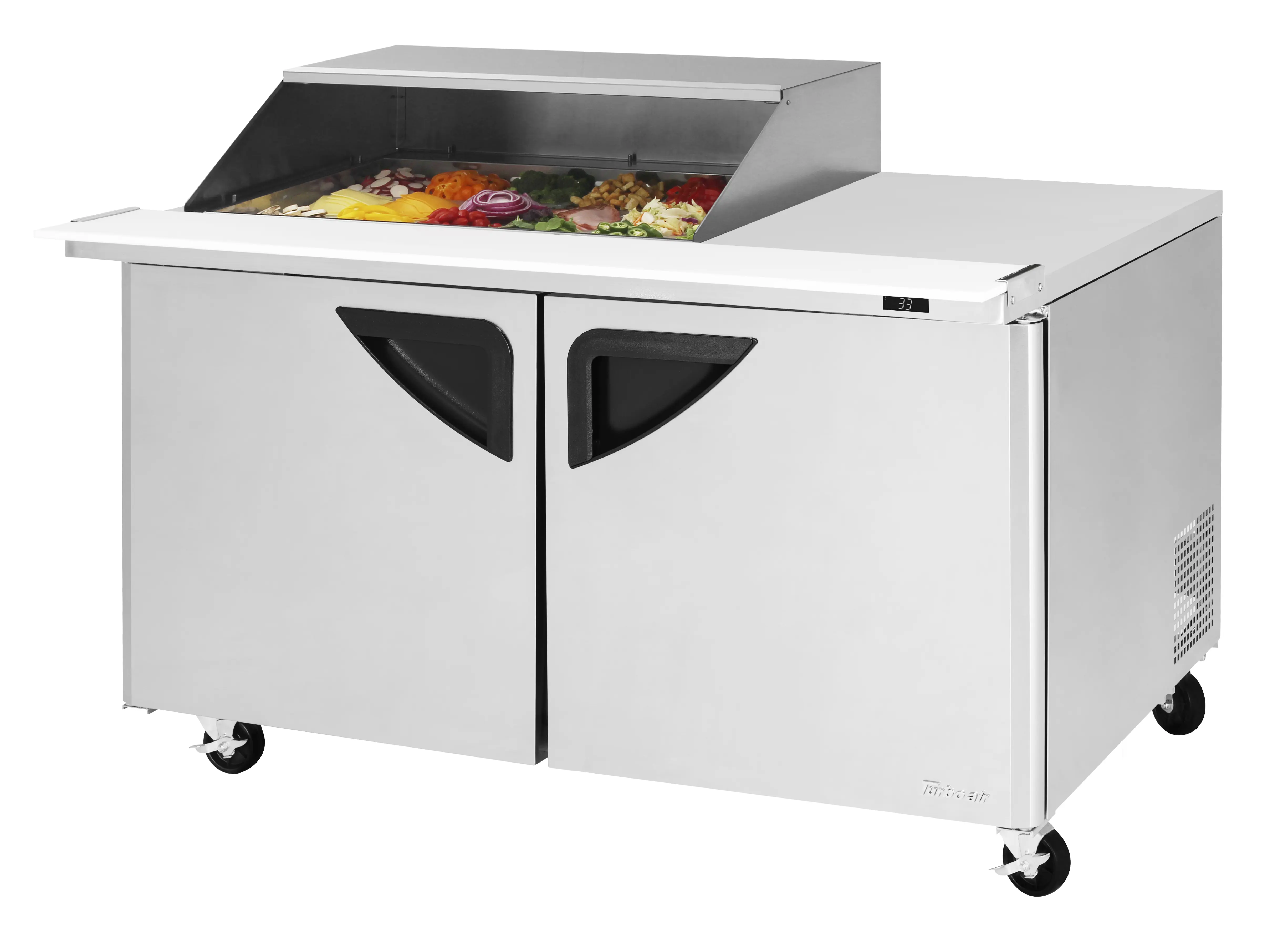 Turbo Air TST-60SD-18M-N-SL(-LW) 60" 18 Pan Mega Top Sandwich Salad ...