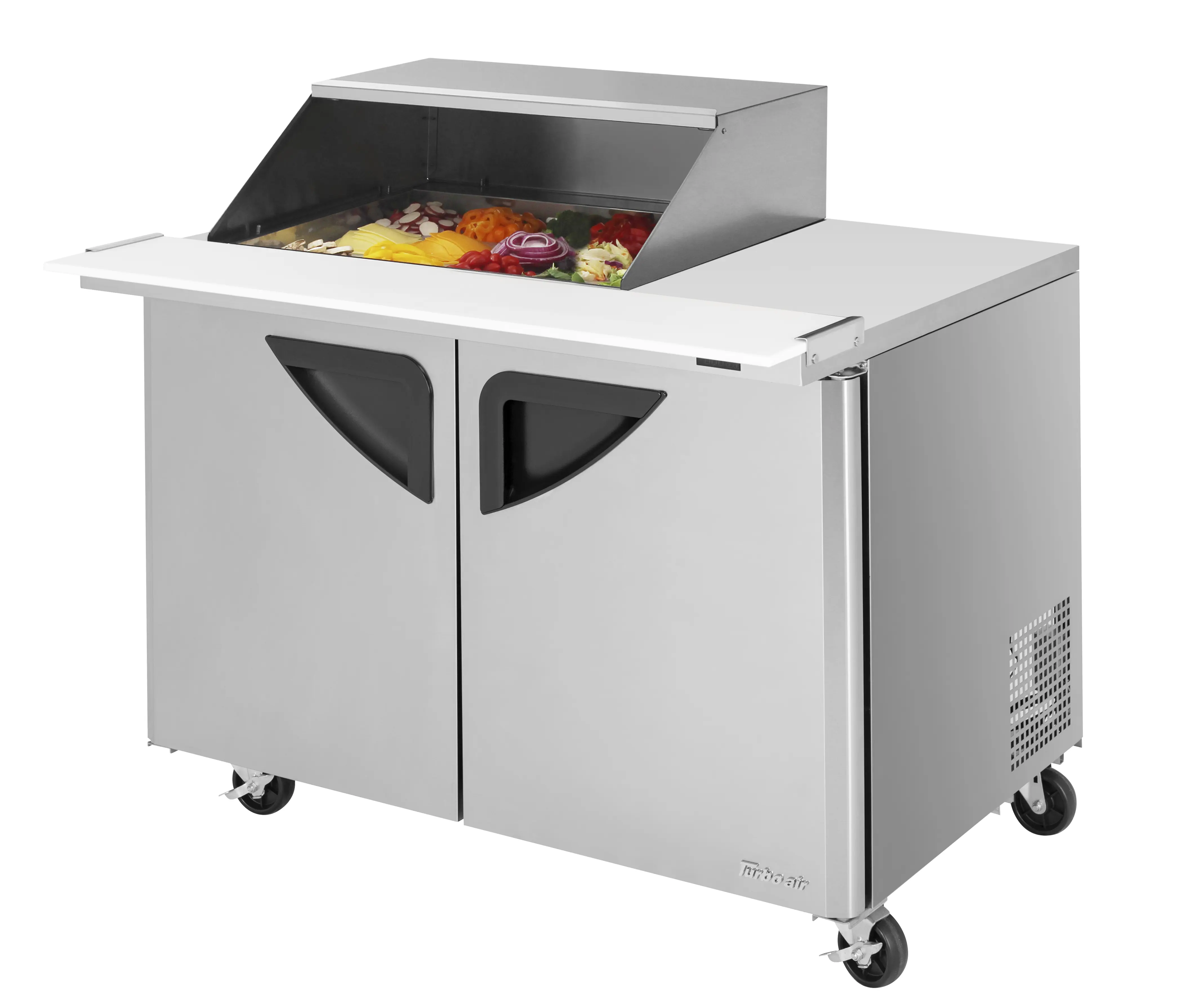 Turbo Air TST-48SD-12M-N-SL(-LW) 48" 12 Pan Mega Top Sandwich Salad ...
