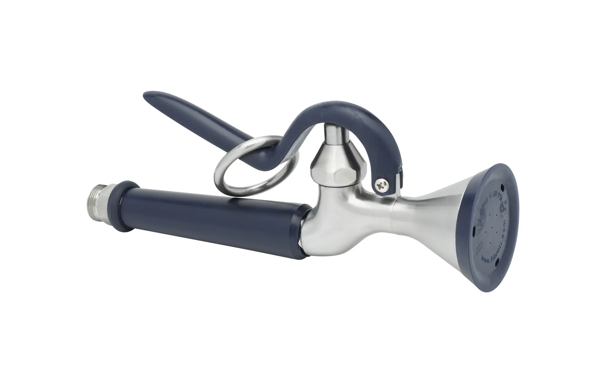 T&S Brass S-0107-Y Blue Rubber Stainless Steel Spray Valve w/ 1.15 GPM