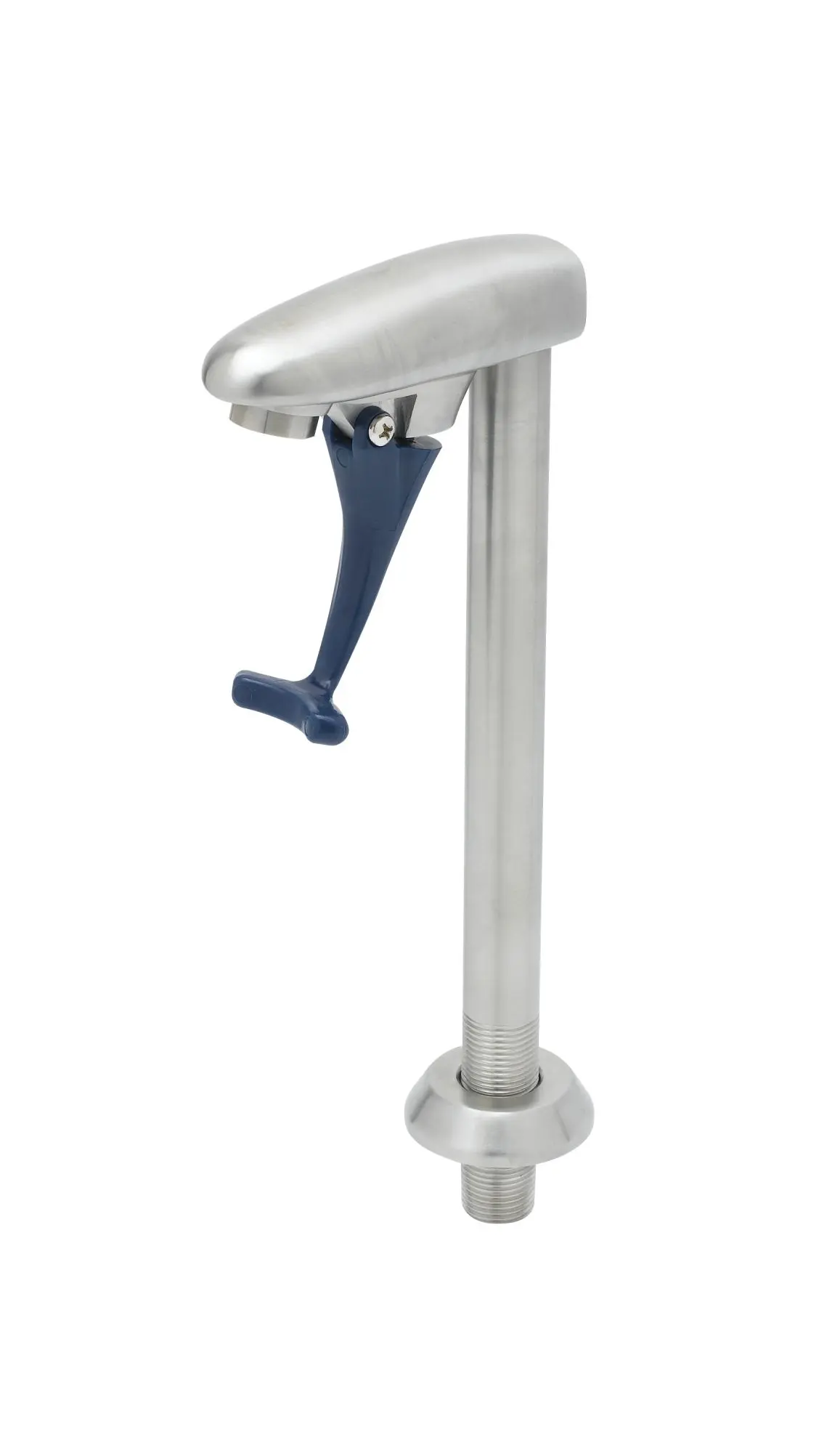 T&S Brass B-1210 EverSteel Stainless Steel Deck Mount Push Back Glass ...