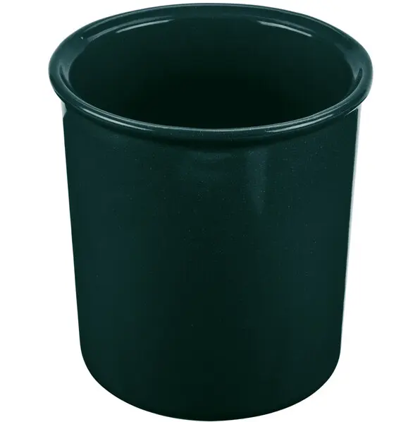 TableCraft CW1680HGN Cold 2-1/2 qt. Hunter Green Aluminum Salad ...