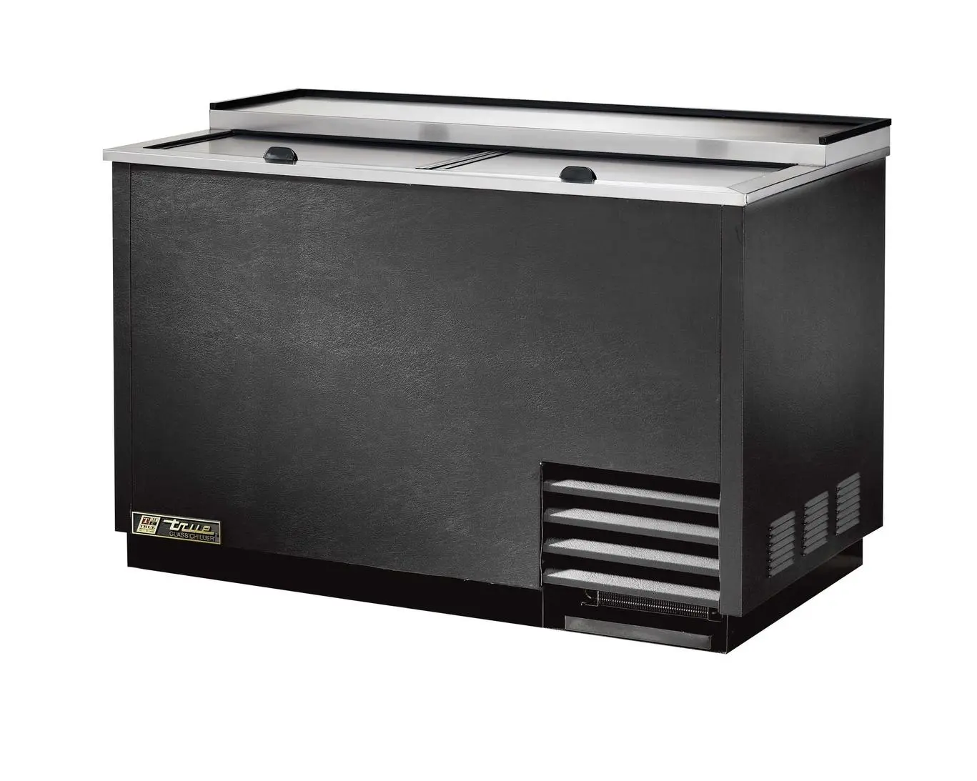 True T-50-GC-HC 50in Black Glass, Mug & Plate Froster | ACityDiscount