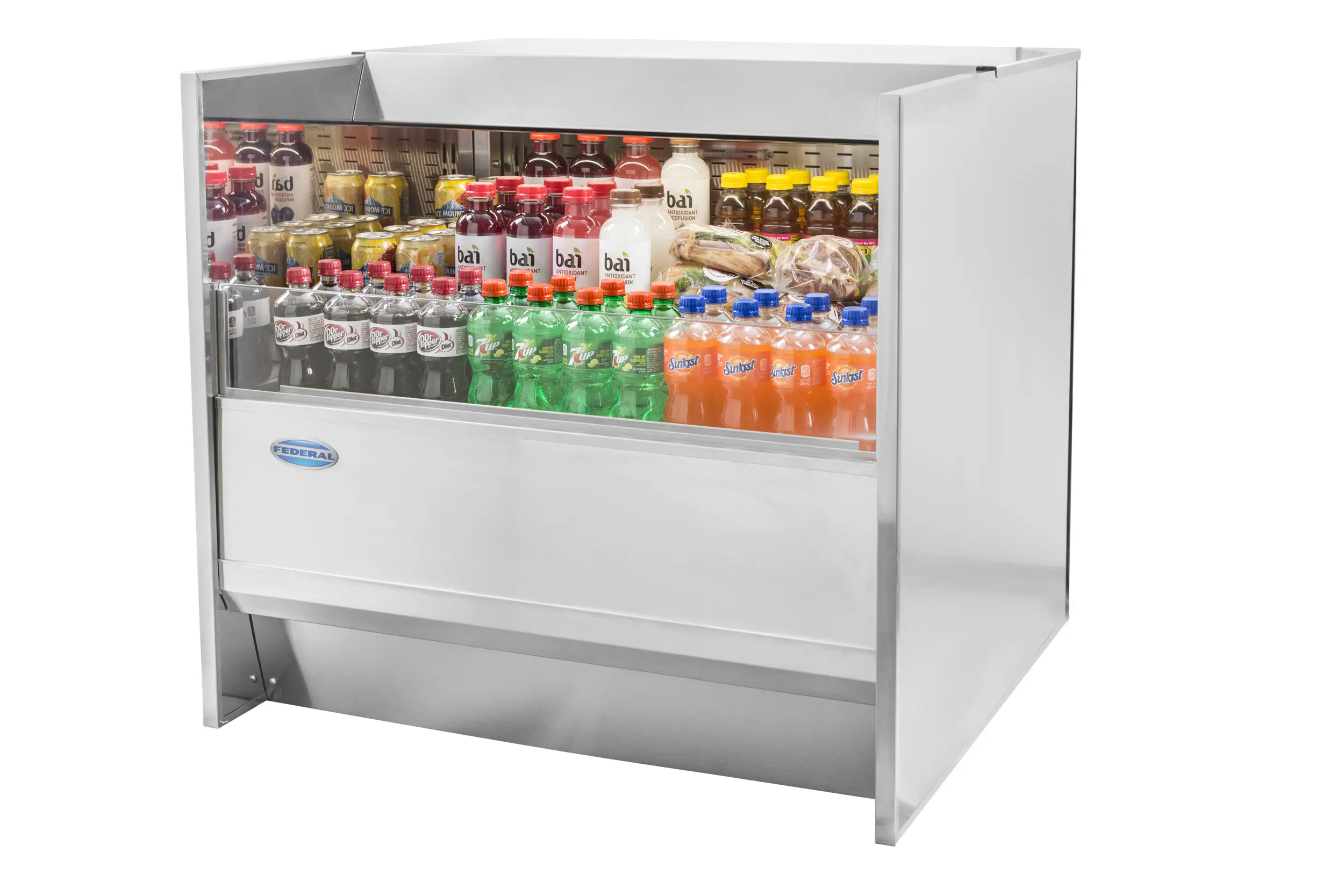 Federal Industries UCR6033S 60" Undercounter Self-Serve Refrigerated ...