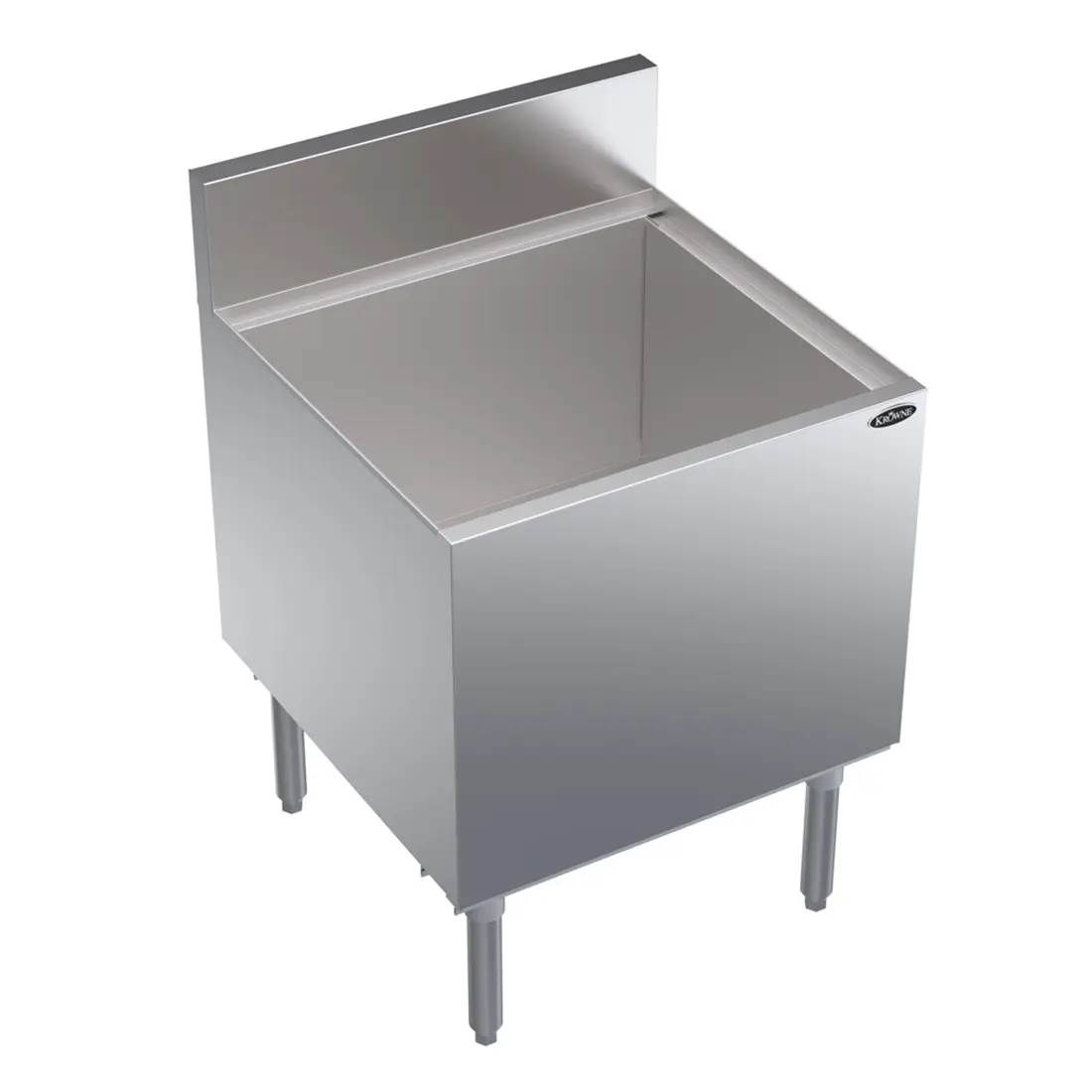 Krowne KR24-24DP-10 24" Wide 121lb Capacity Underbar Ice Bin With Cold ...