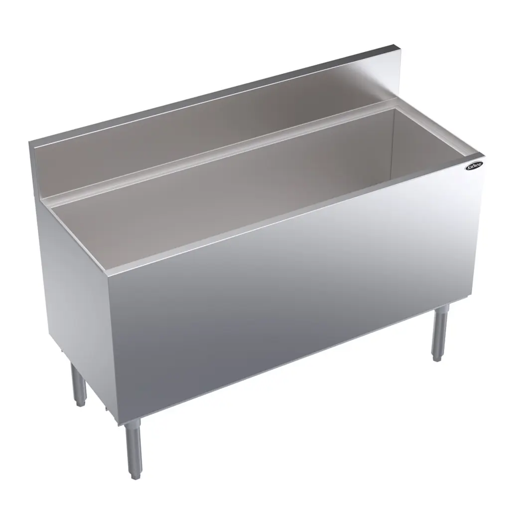 Krowne KR19-48DP-10 48" Wide Underbar Ice Bin With Cold Plate