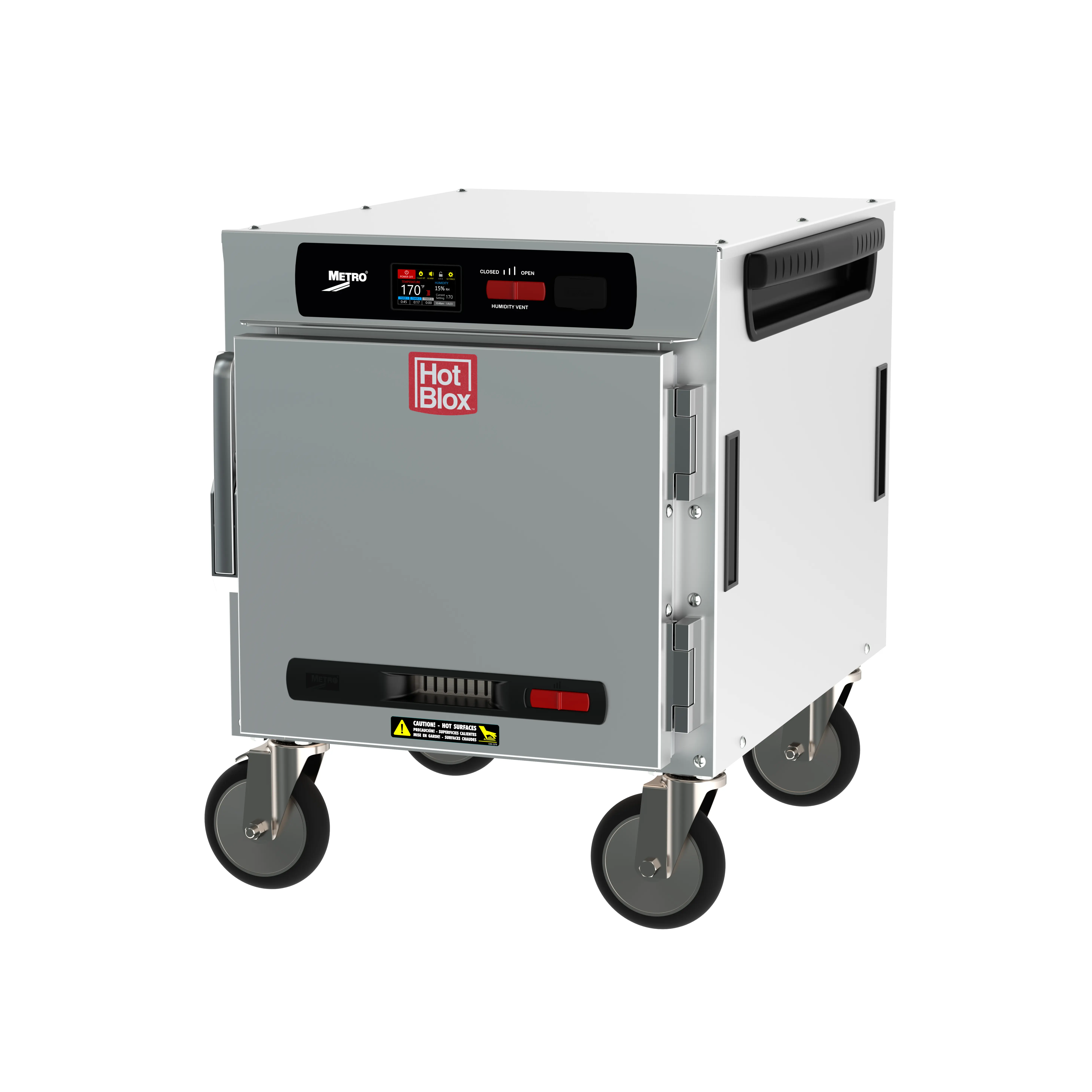 Metro HBCN4-DS-UC HotBlox 4 Pan Undercounter Insulated Holding Cabinet