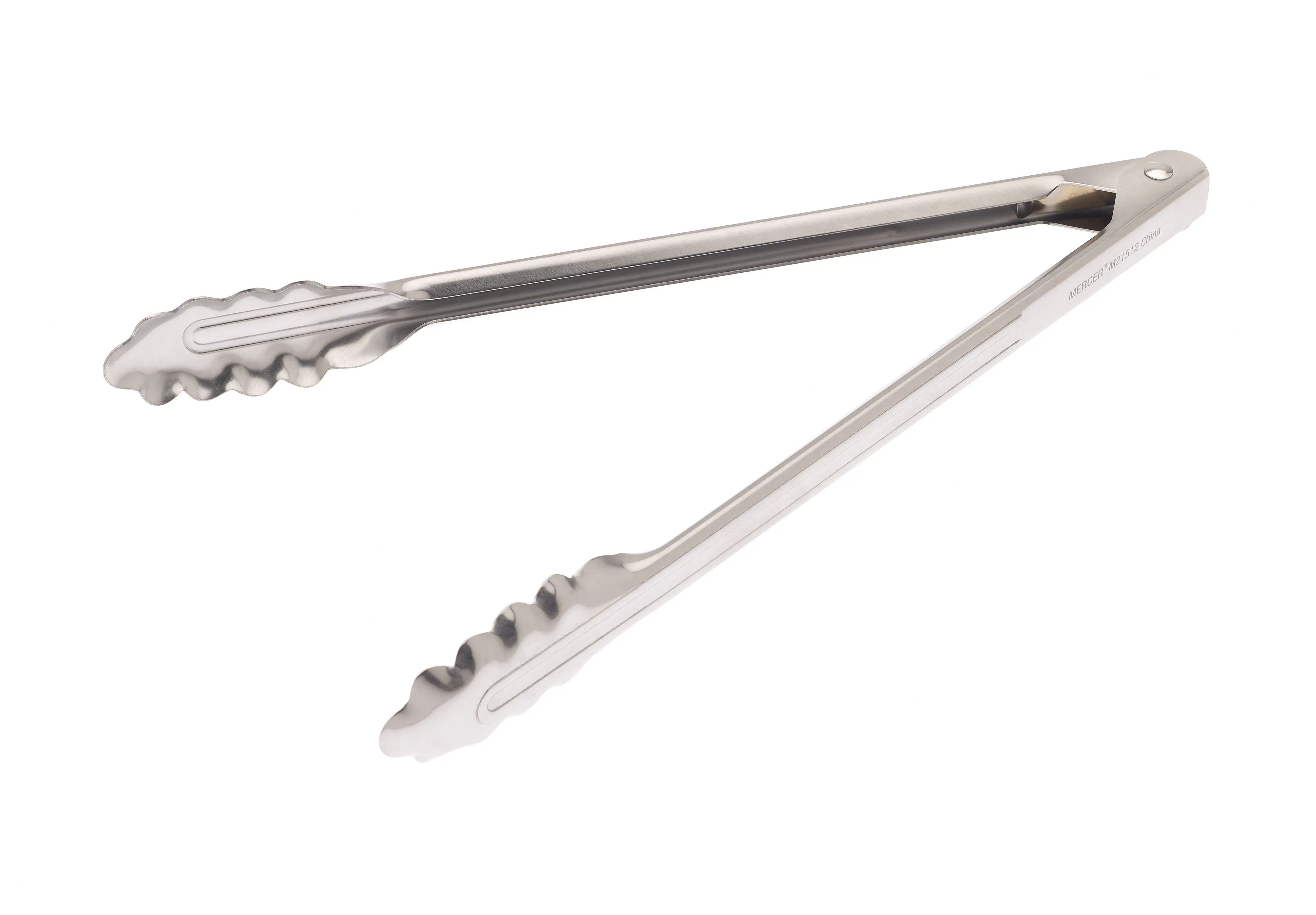 Mercer Culinary M21512 12" Stainless Steel Utility Spring Tongs w ...