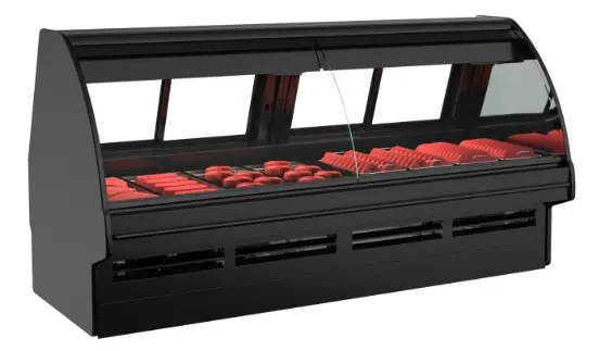 Structural Concepts GMG6 Fusion 75.5" x 43" Refrigerated Red Meat ...