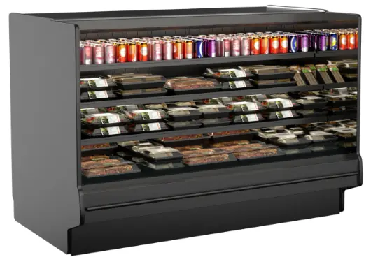 Structural Concepts GHSSV852RLB Fusion 99.75" Refrigerated Self-Service ...