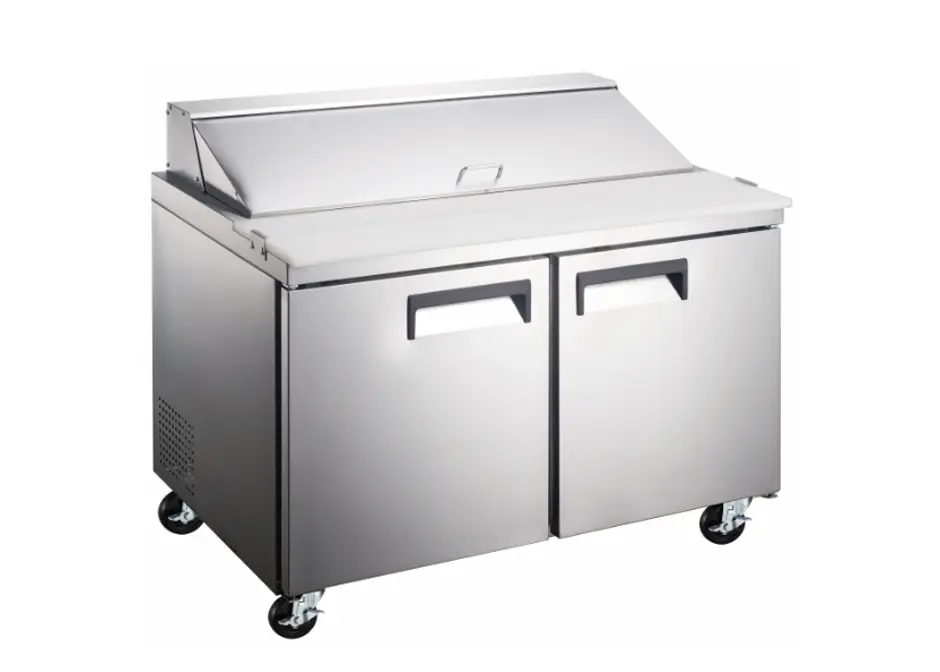 Peach Foodservice PST-60 60" Sandwich Prep Table w/ (16) Pan Capacity