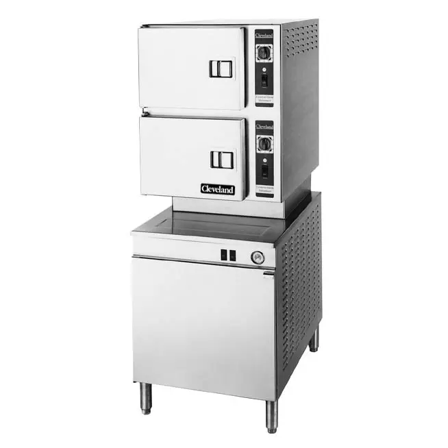 Cleveland Range 24CGM200 Pressureless 2 Comp 3 Pan Gas Convection ...