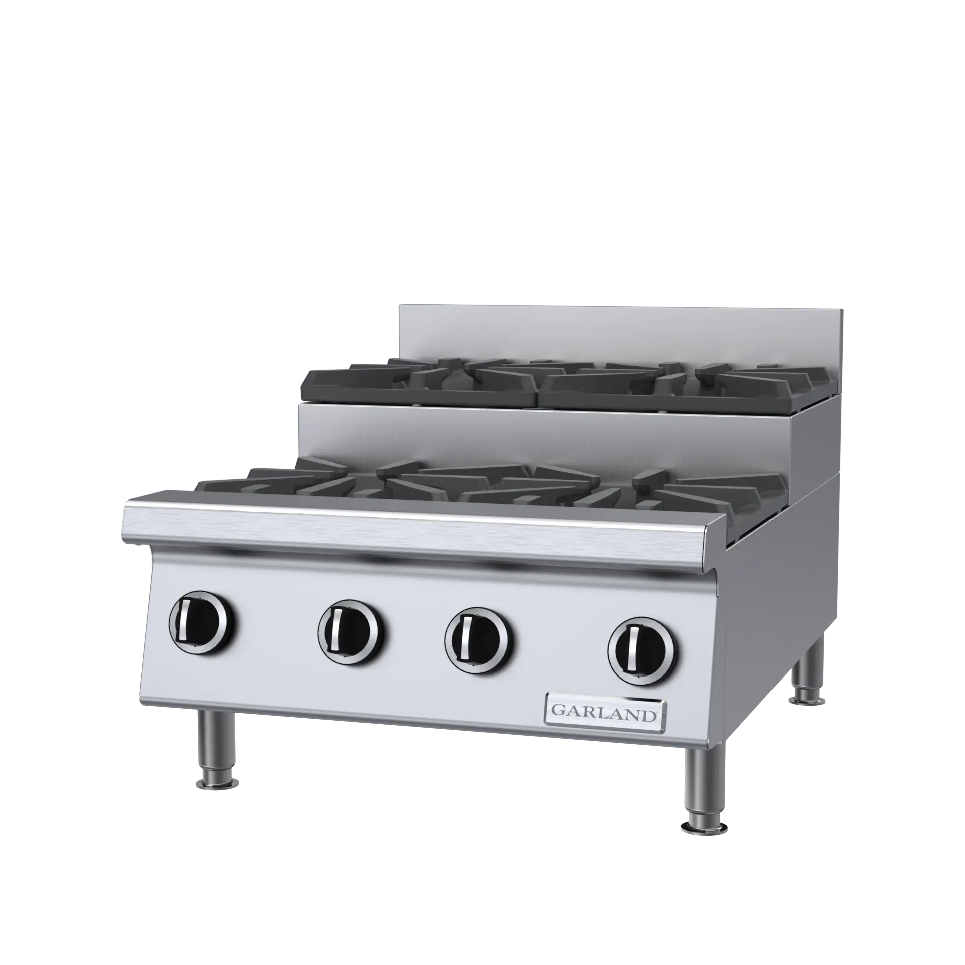 Garland GTOG24-SU4 24" Countertop Gas Step-Up Hotplate w/ Manual Controls