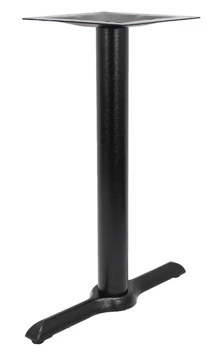 Art Marble B10-0522H 5" x 22" Semi-Gloss Cast Iron Bar Height Table Base