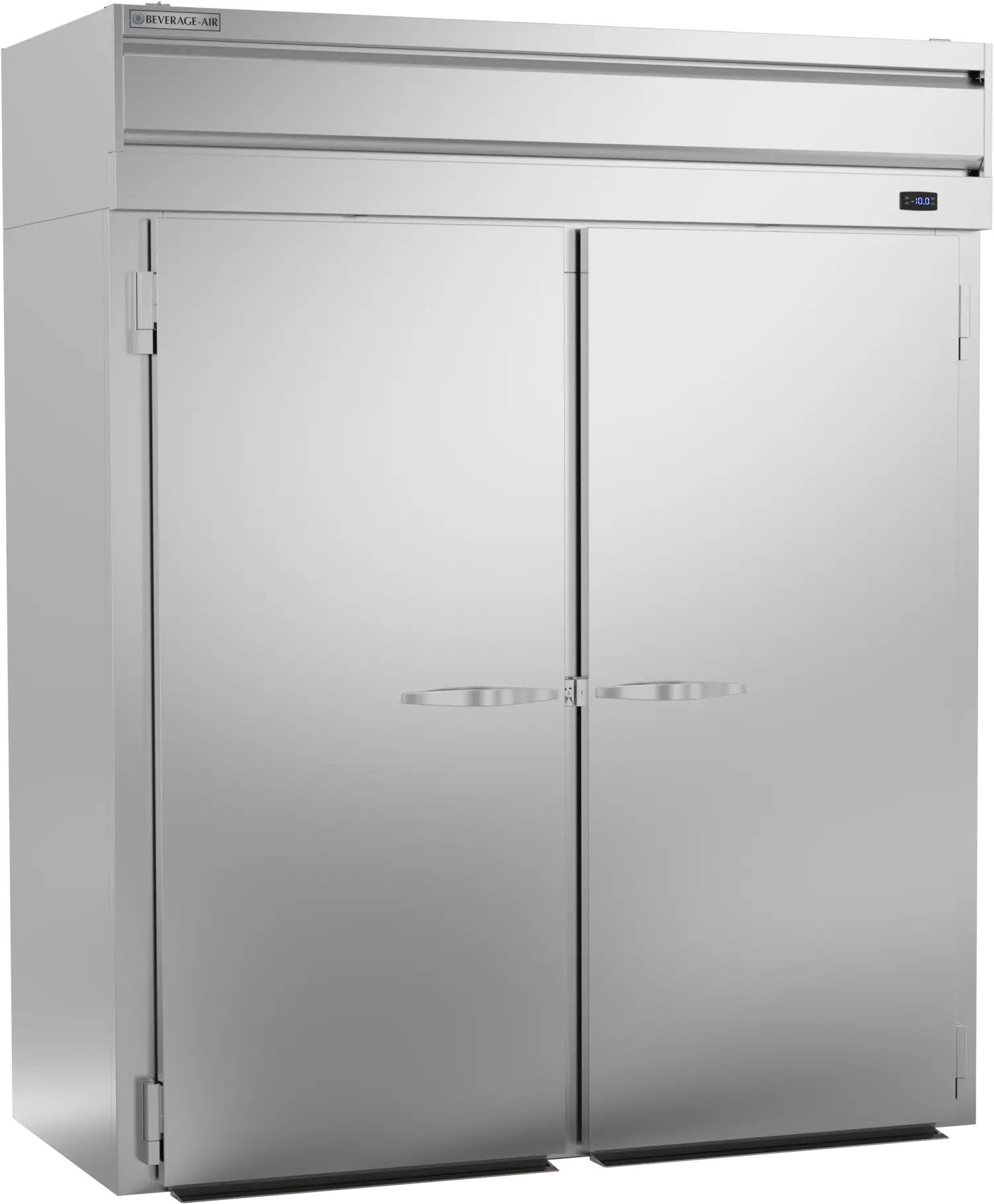 Beverage Air PFI2HC-1AS 70.09 cu. ft. Two-Section Solid Door Roll-In ...