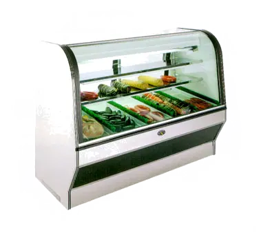 Marc Refrigeration HS-4R 50" Remote Double Duty Deli Case w/ Curved ...