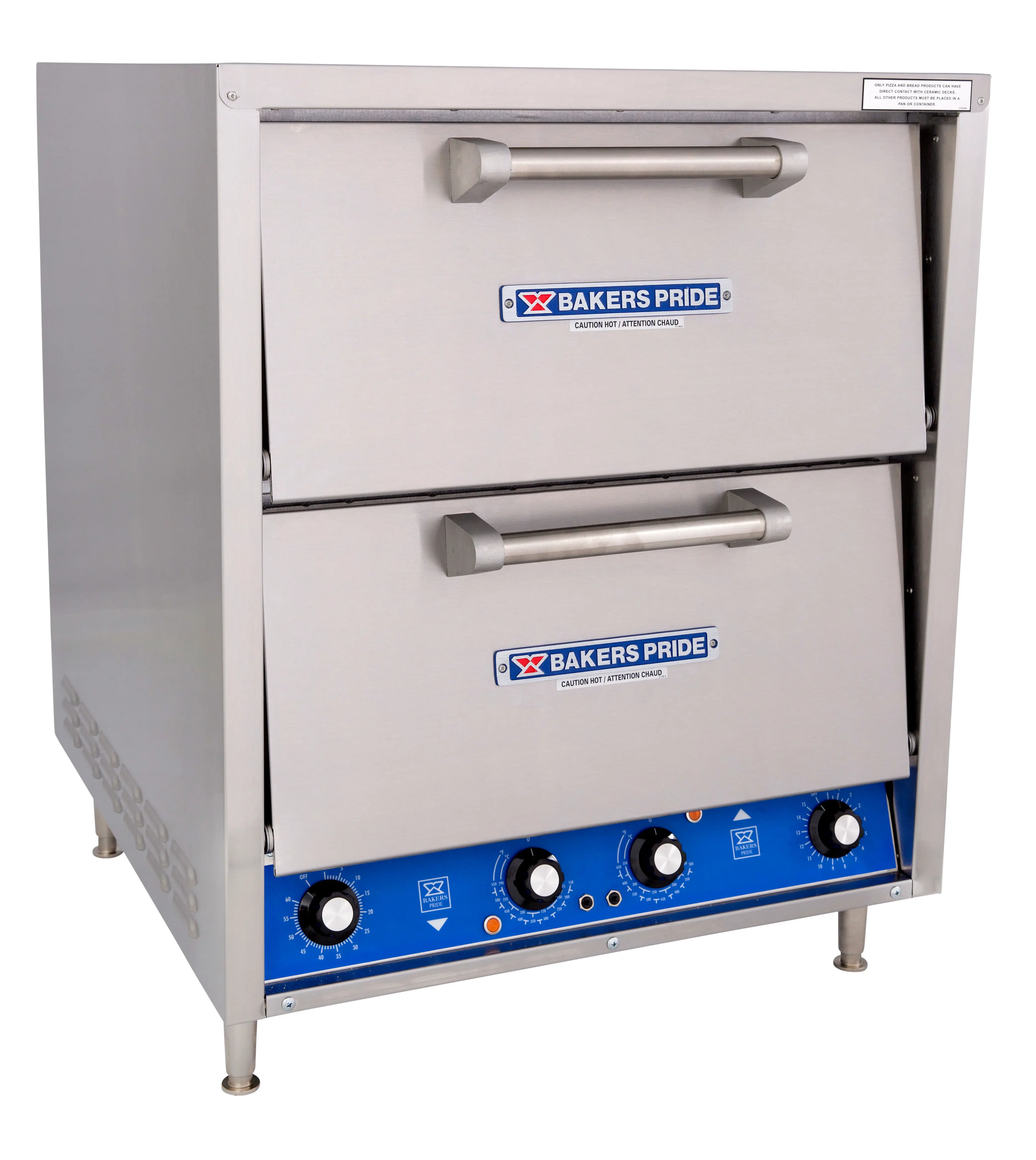 Bakers Pride P46S HearthBake 26" Electric Countertop Double Deck Pizza Oven