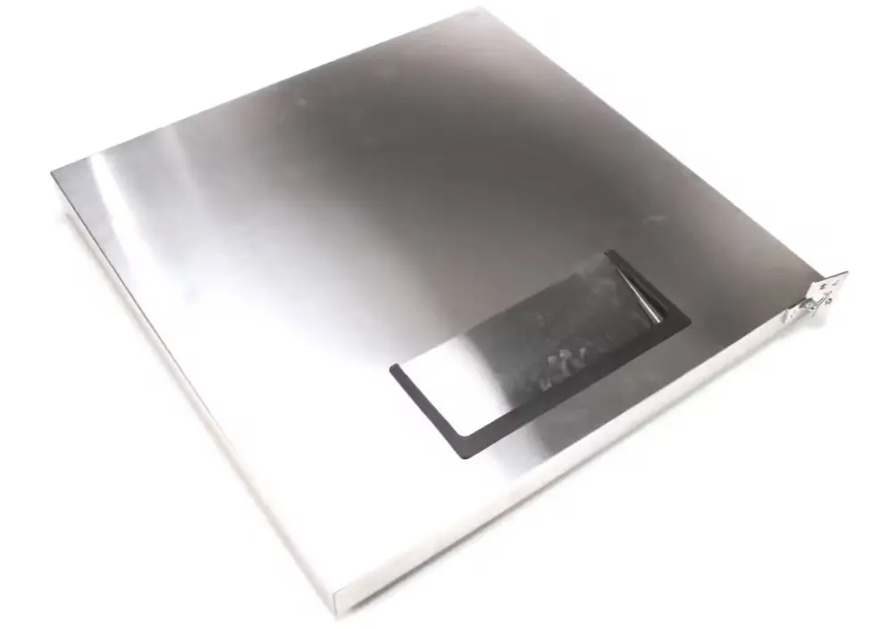 True 936185 OEM Prep Cooler Left Hinged Half Height Solid Door Assembly