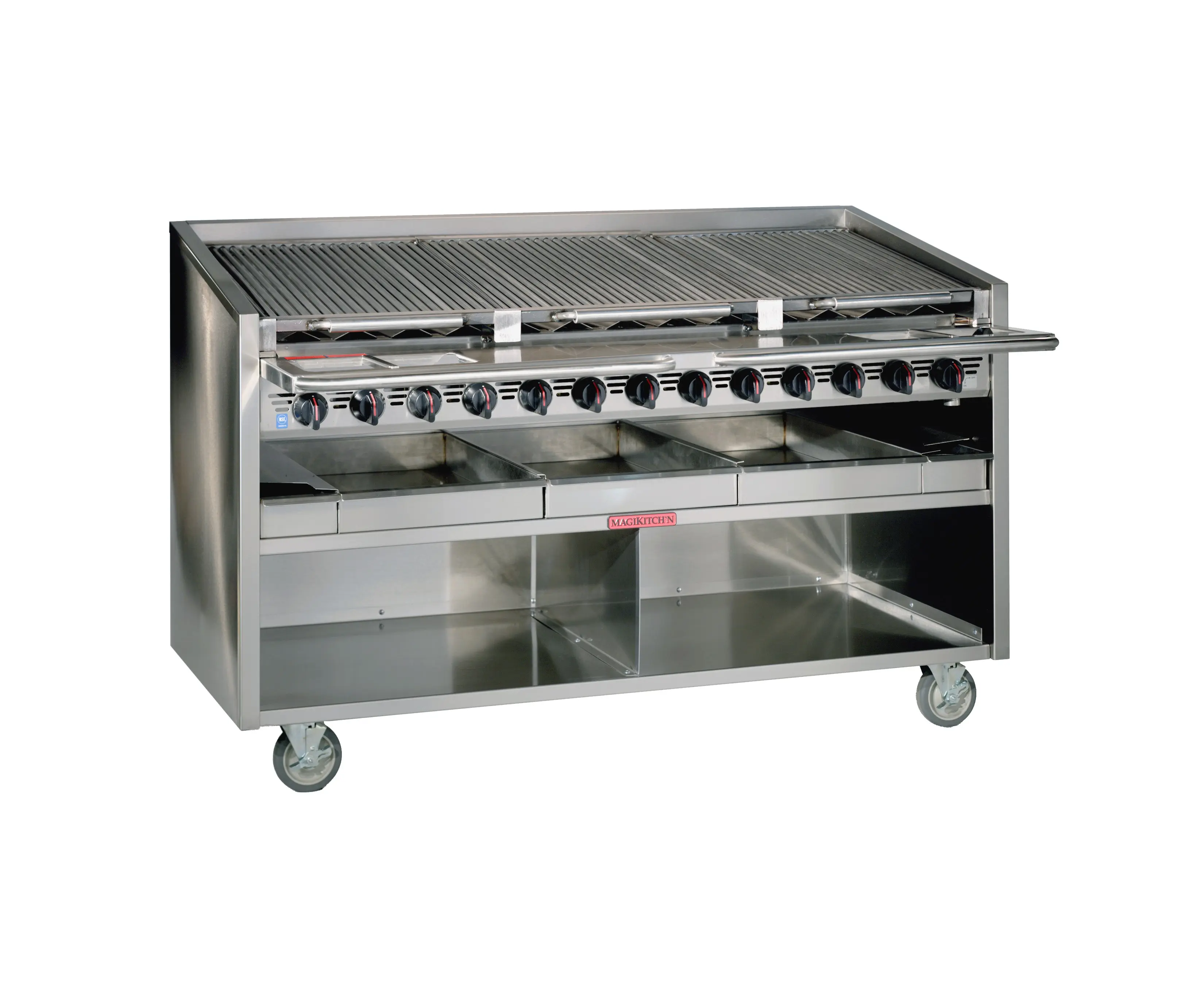 Magikitch'n FM-RMB-648 48" Countertop Gas Radiant Charbroiler w ...