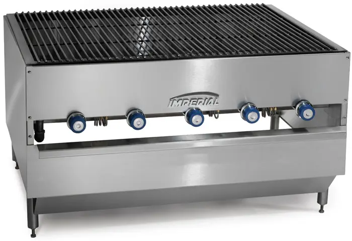 Imperial ICB-4836 48x36 Stainless Commercial Gas Chicken Broiler w/ 5 ...