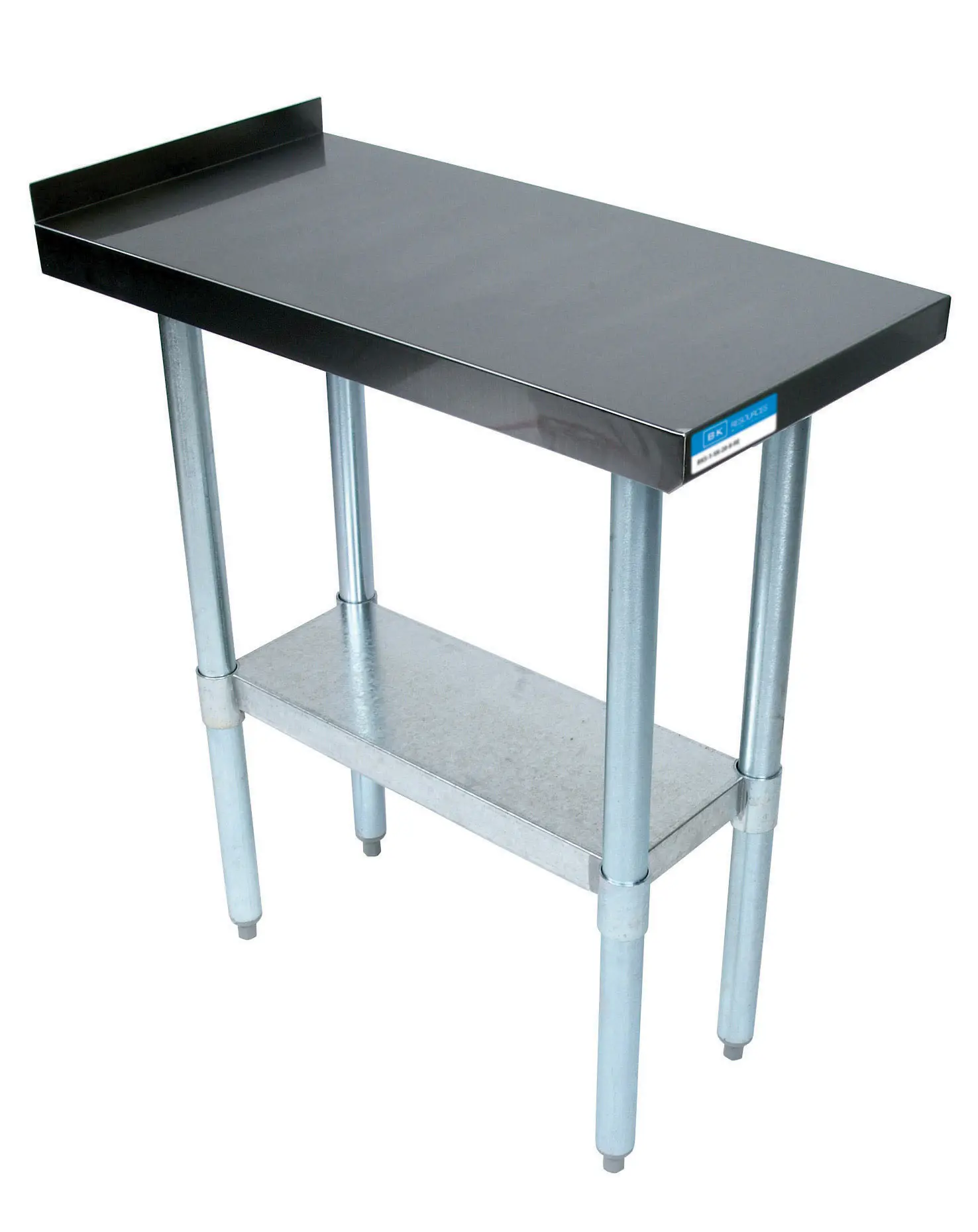 BK Resources VFTS-1530 Commercial Kitchen Stainless Filler Prep Table ...